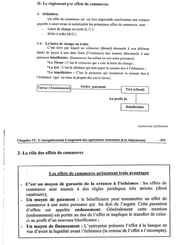 Effets de Commerce & Escompte | PDF