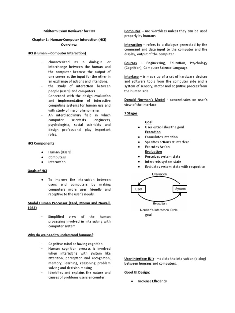 Human-Computer Interaction | PDF | Human–Computer Interaction | Usability Human-Computer Interaction | PDF | Human–Computer Interaction | Usability