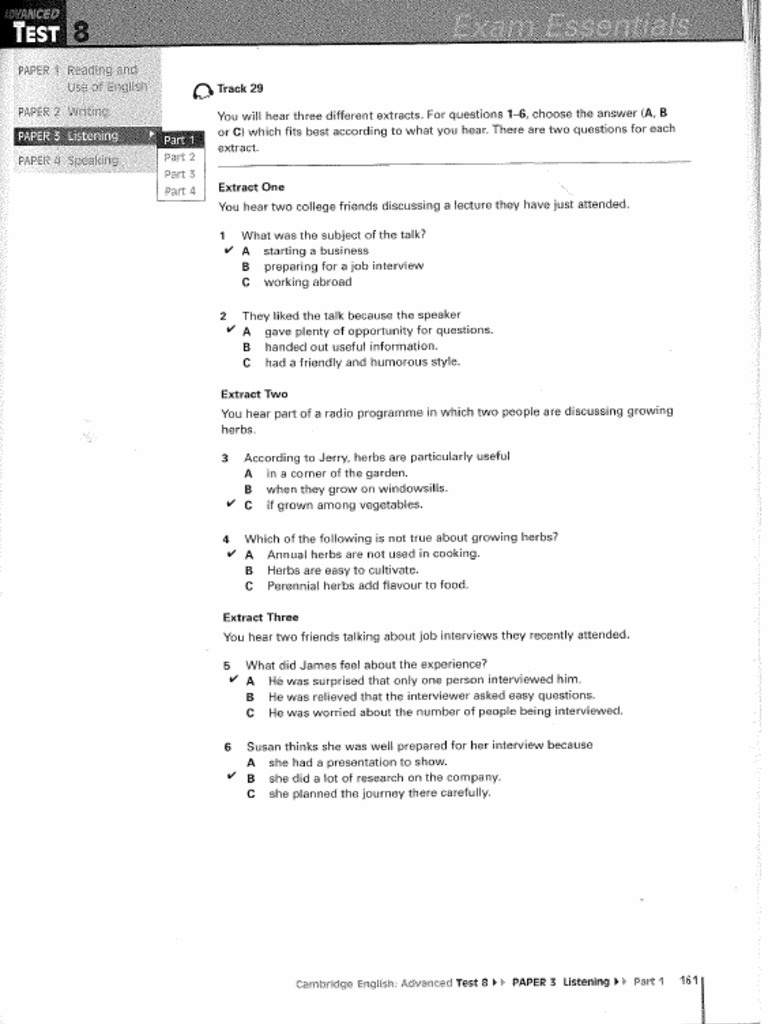 Cae Listening Test 8 Pdf