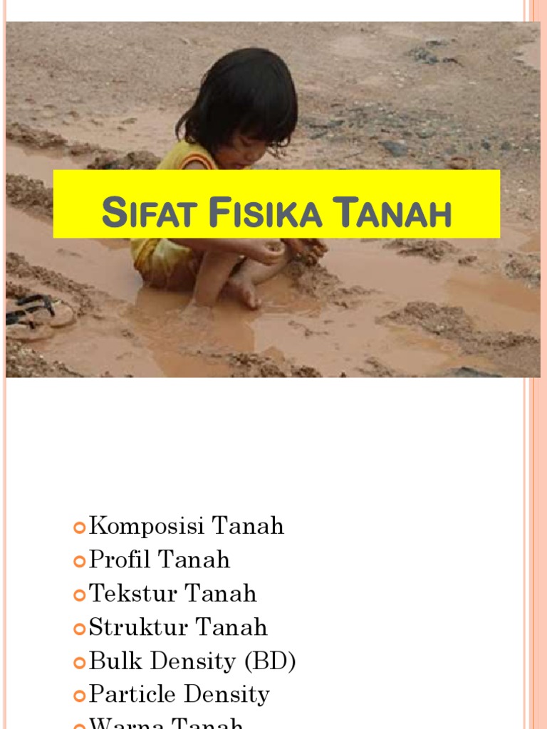 1 Sifat Fisika Tanah 2021 | PDF