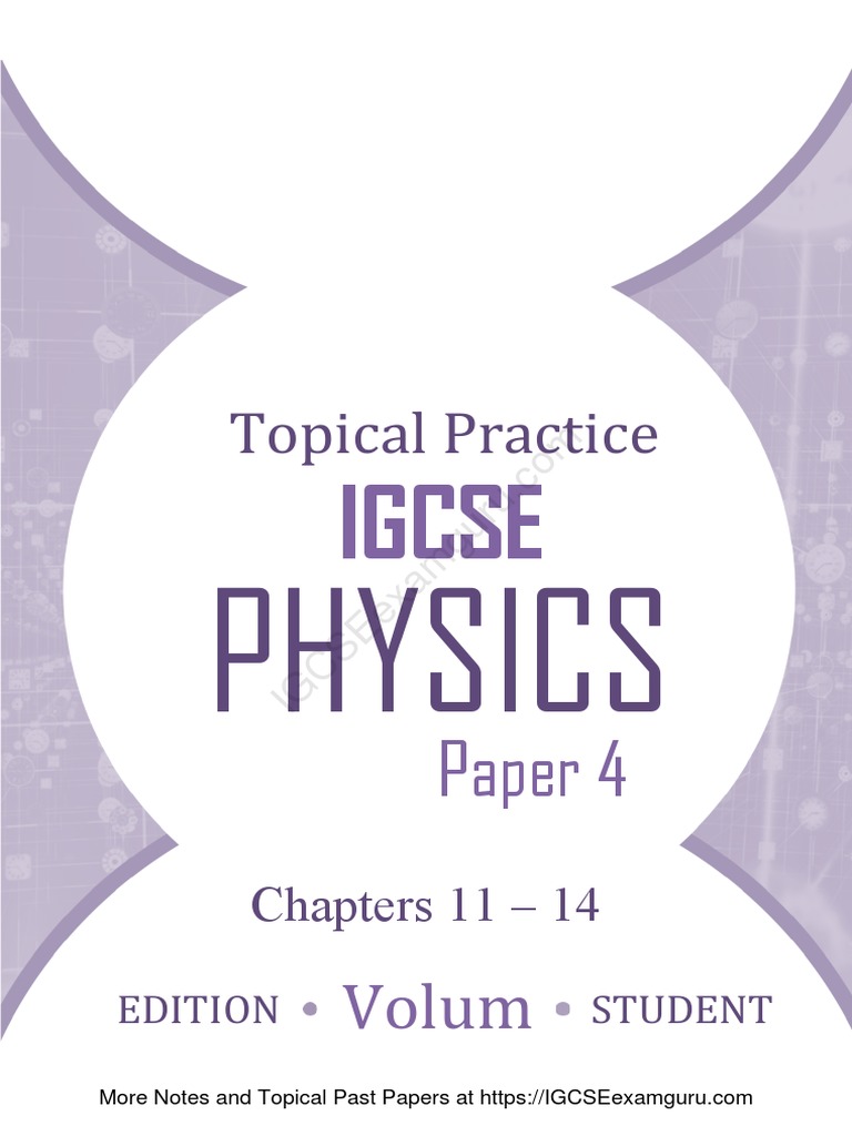 IGCSE Physics Topical Practice Questions | PDF | Electromagnetic ...