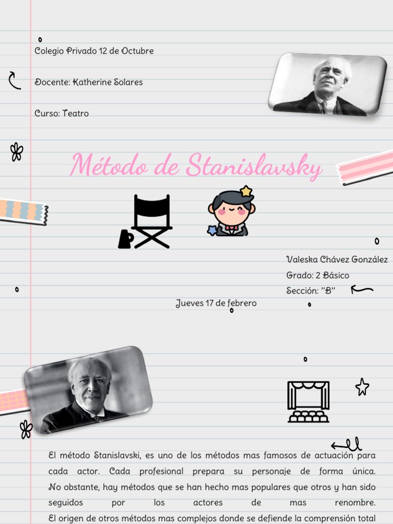 Stanislavsky | PDF | Actor | Conceptos psicologicos