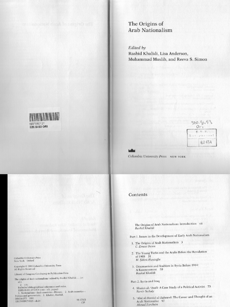 Rashid Khalidi, Lisa Anderson, Muhammad Muslih, Reeva S. Simon - The ...
