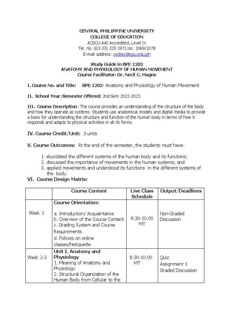 BPE 1202 Study Guide | PDF | Human Body | Skeletal Muscle