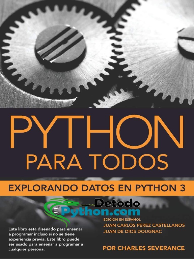 Python Para Todos Explorando La Información Con Python 3 | PDF | Almacenamiento de datos de la ...