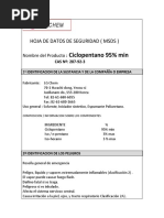MSDS Zetanil | PDF | Agua | Ecología