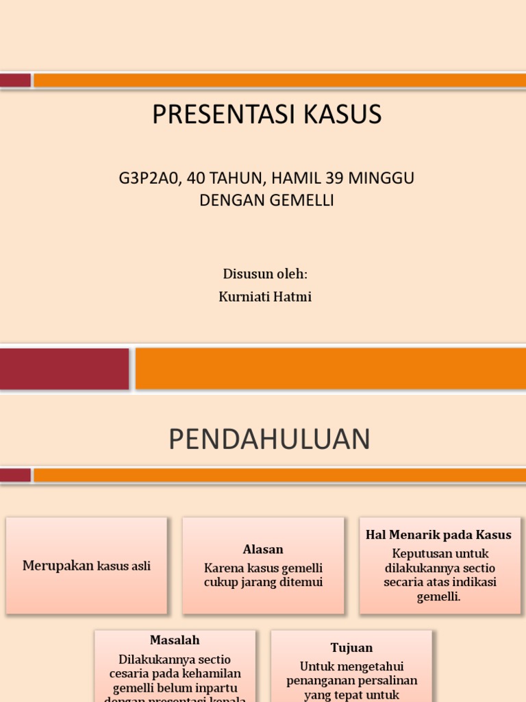 Presentasi Kasus Gemelli | PDF