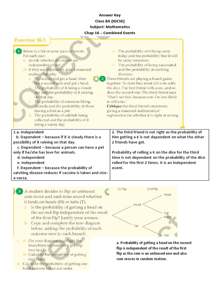 Cambridge Checkpoint Lower Secondary Mathematics Grade 9 Chapter 16 ...