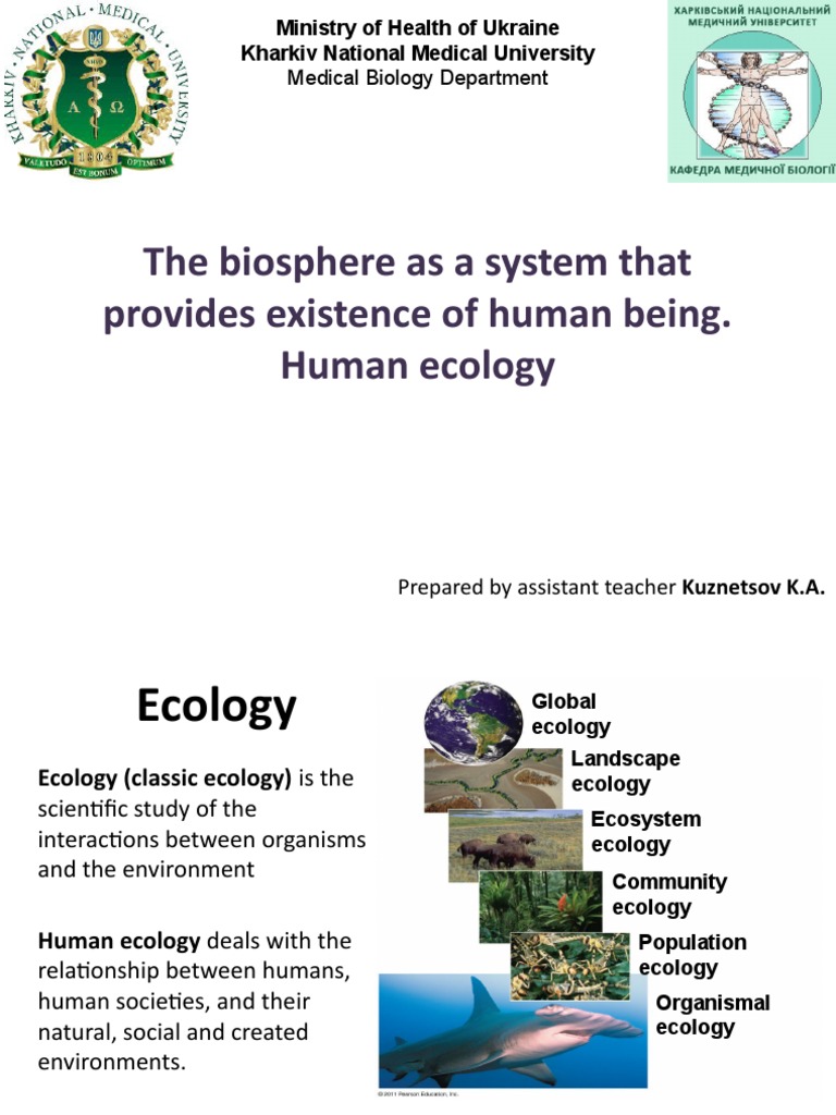 Biosphere. Human Ecology | PDF | Ecology | Ecosystem