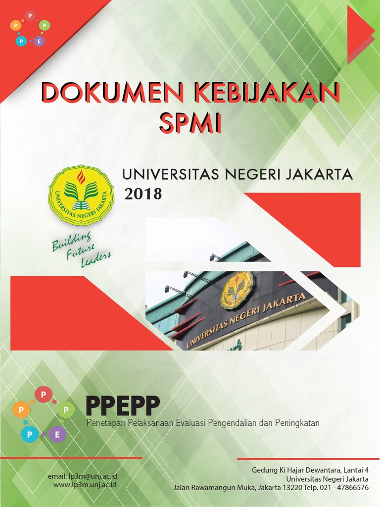 Dokumen Kebijakan SPMI UNJ 2018 | PDF