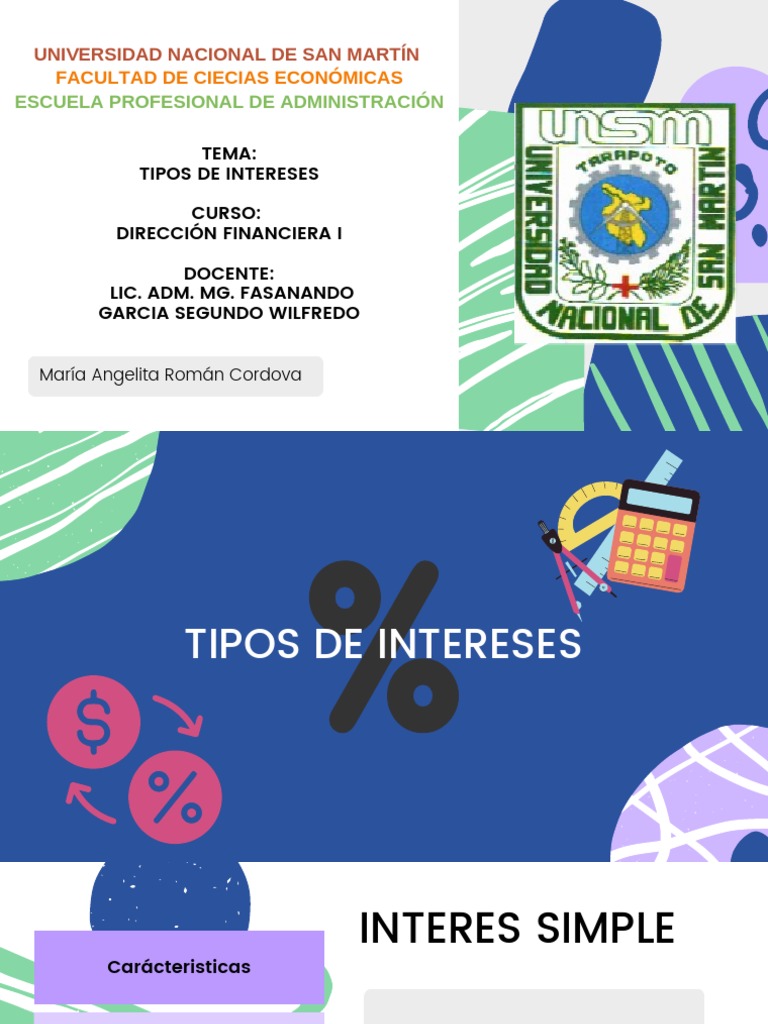 Ppt Tipos de Interes | PDF | Interés | Tasas de interés