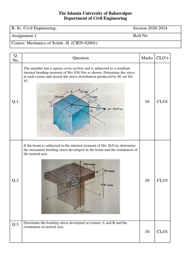 Mos Assignment 1 | PDF