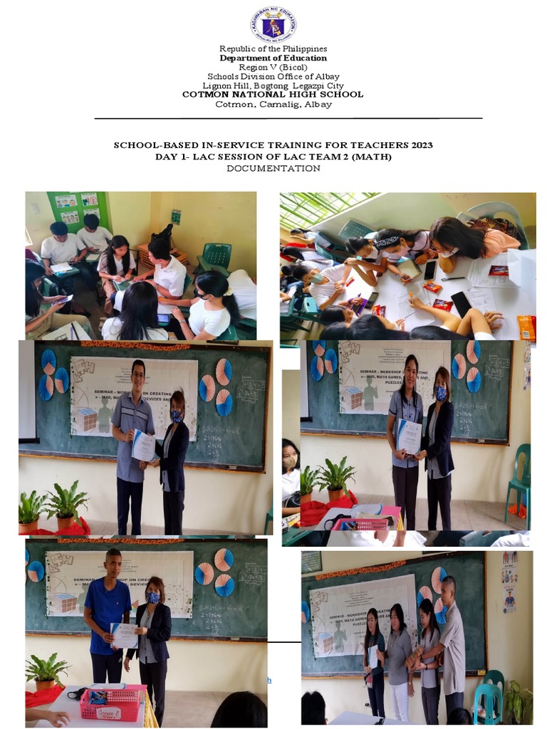 Narrative Report Day 1 Lac Math | PDF