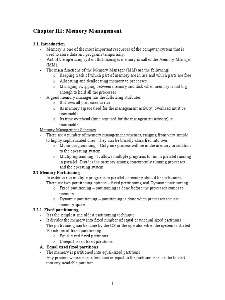 Dynamic and Adaptive Memory Management: Techniques for Efficient Use of ... Dynamic and Adaptive Memory Management: Techniques for Efficient Use of ...