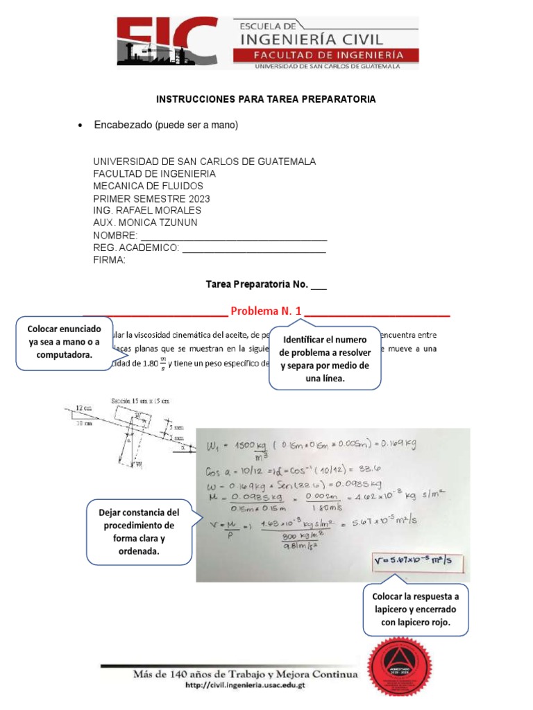 Tarea Preparatoria Mecanica de Fluidos | PDF | Gases | Presión