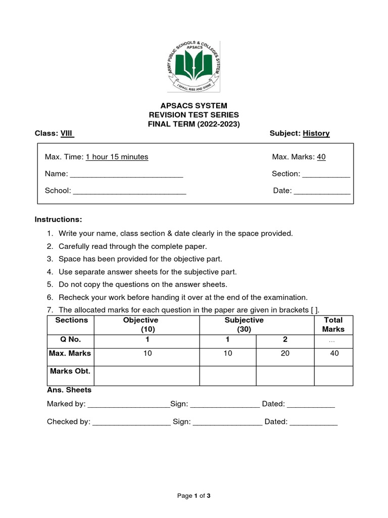 Window To World History - Sample Paper | PDF | Abrahamic Religions ...