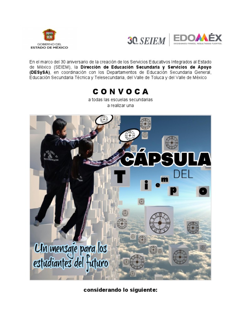 Cápsula de Tiempo | PDF | Maestros