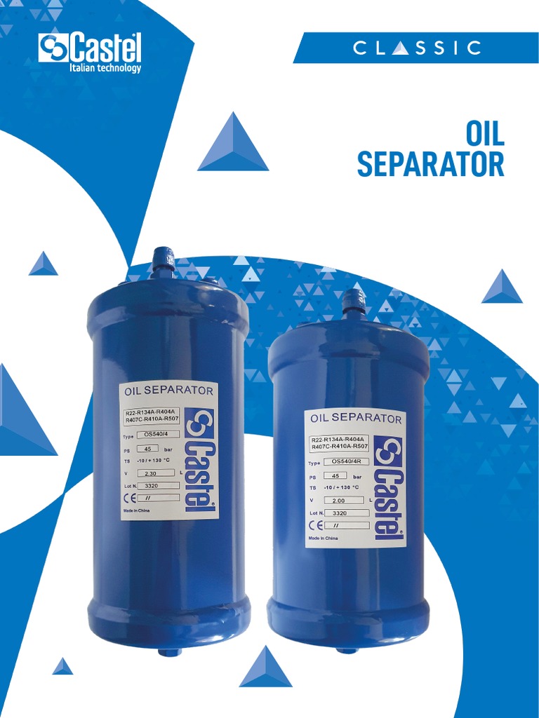 Oil Separators | PDF | Valve | Gases