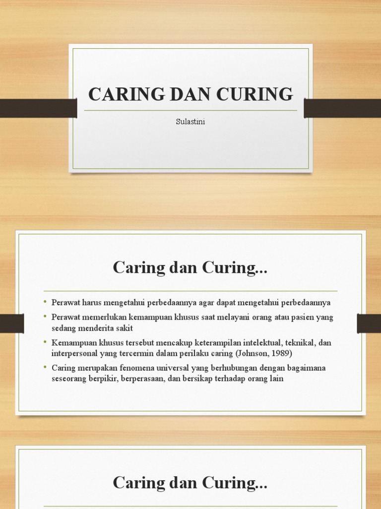 Caring Dan Curing | PDF