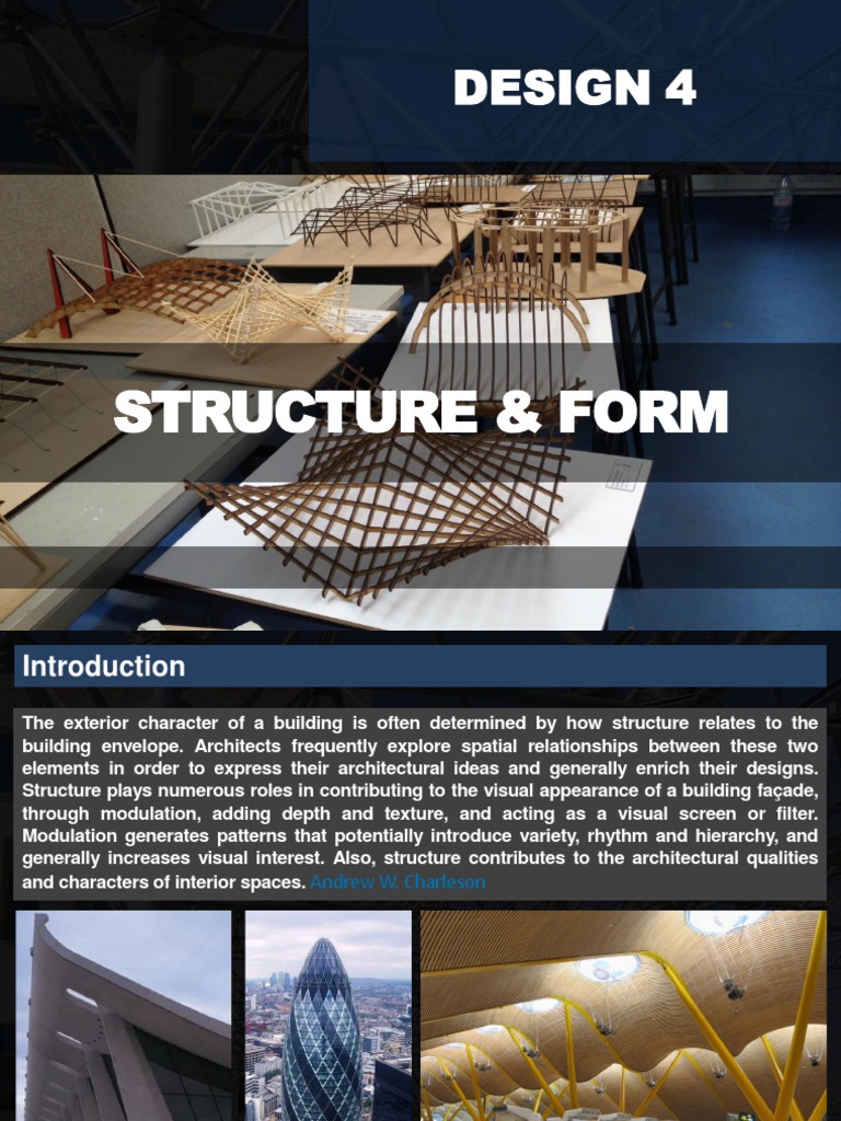 LECTURE Structure & Form | PDF | Truss | Beam (Structure)