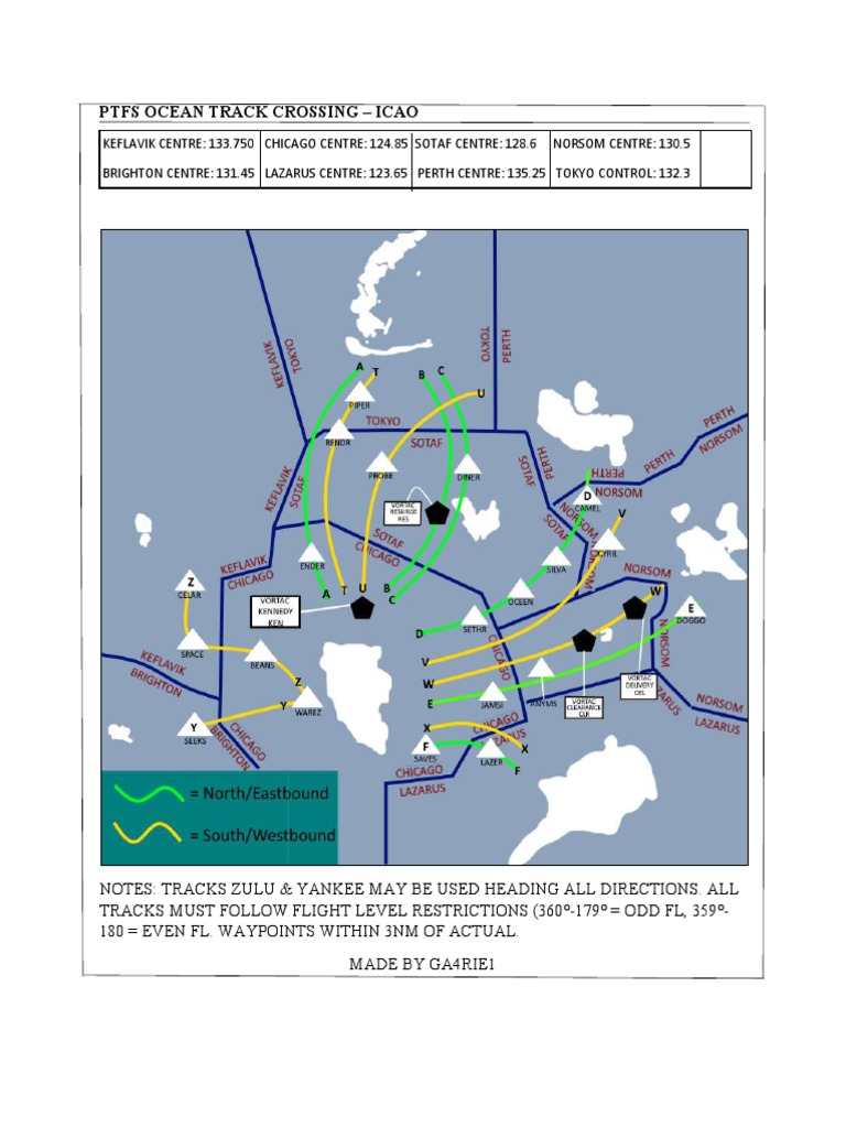 PTFS Ocean Crossing Tracks | PDF