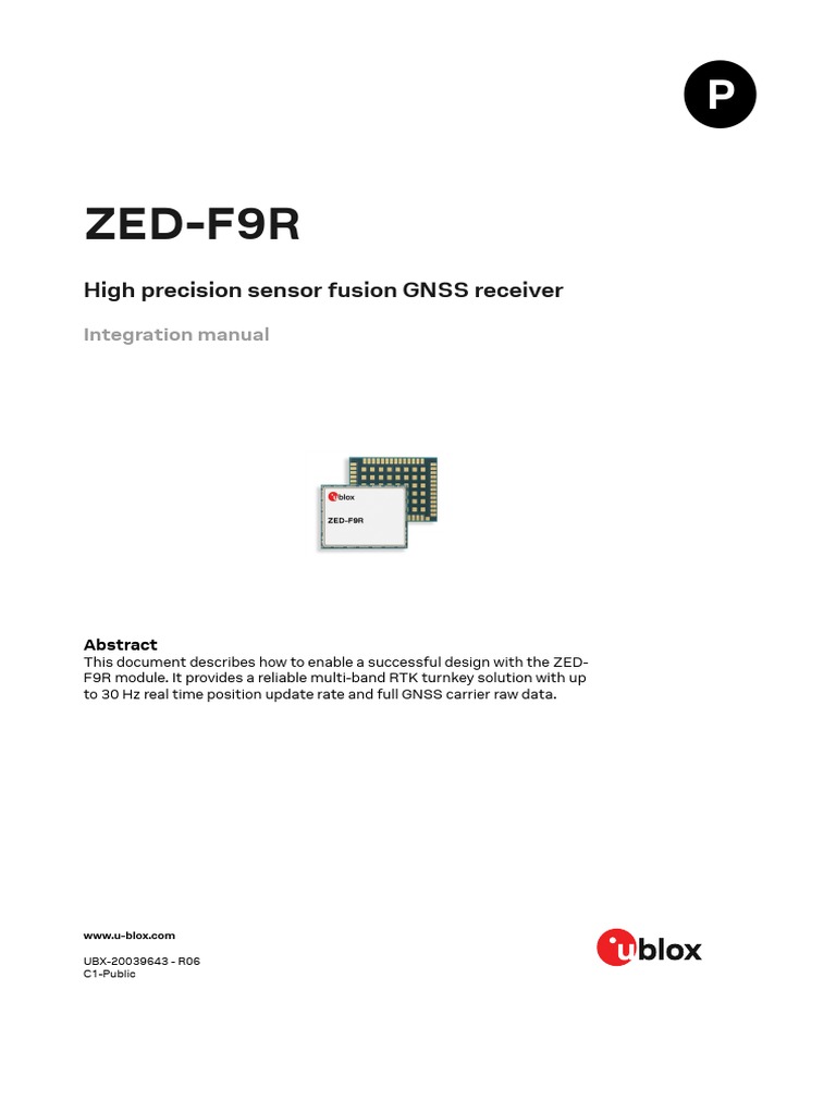 Zed F9r Integrationmanual Ubx 20039643 Pdf Global Positioning System Internet 6039