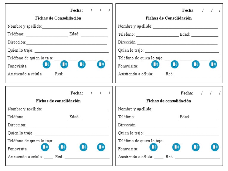 Ficha de Consolidacion | PDF