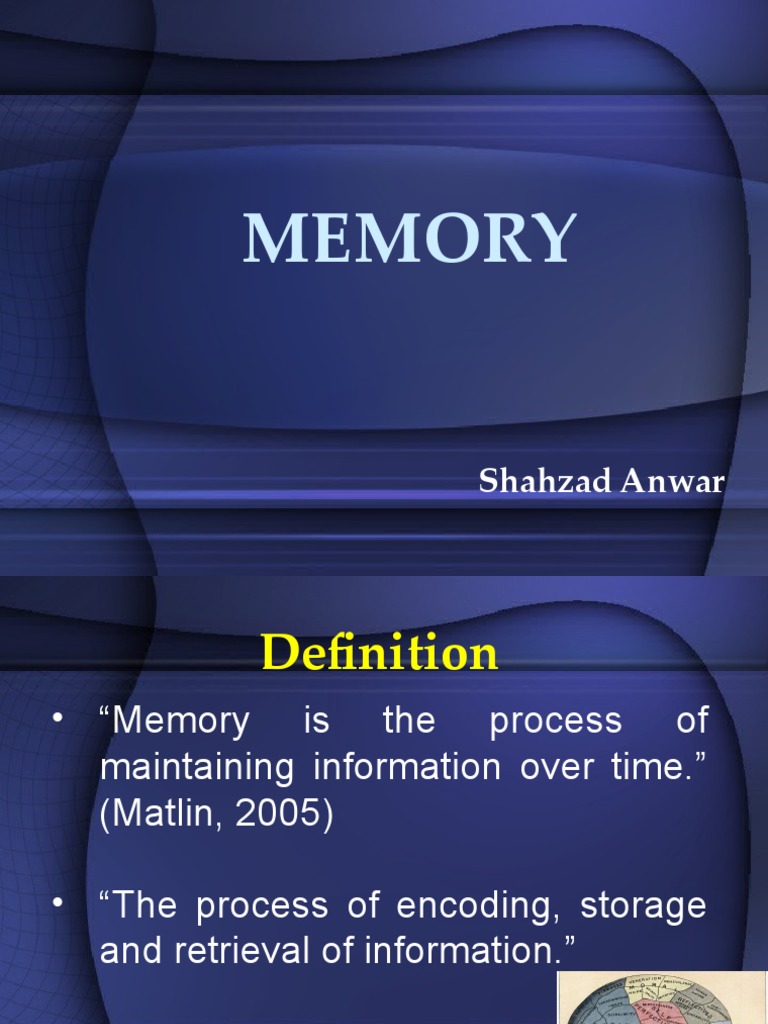 3 - Memory | PDF | Memory | Recall (Memory)