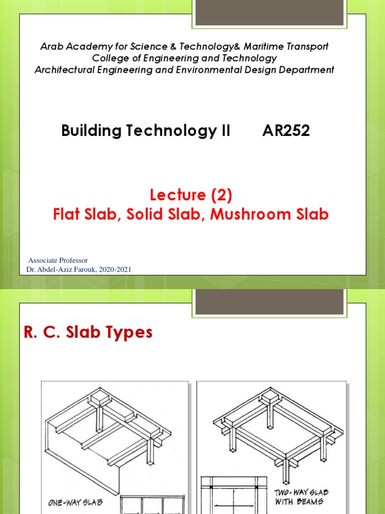 Building Technology II (Lecture 2) | PDF | Column | Architectural Design