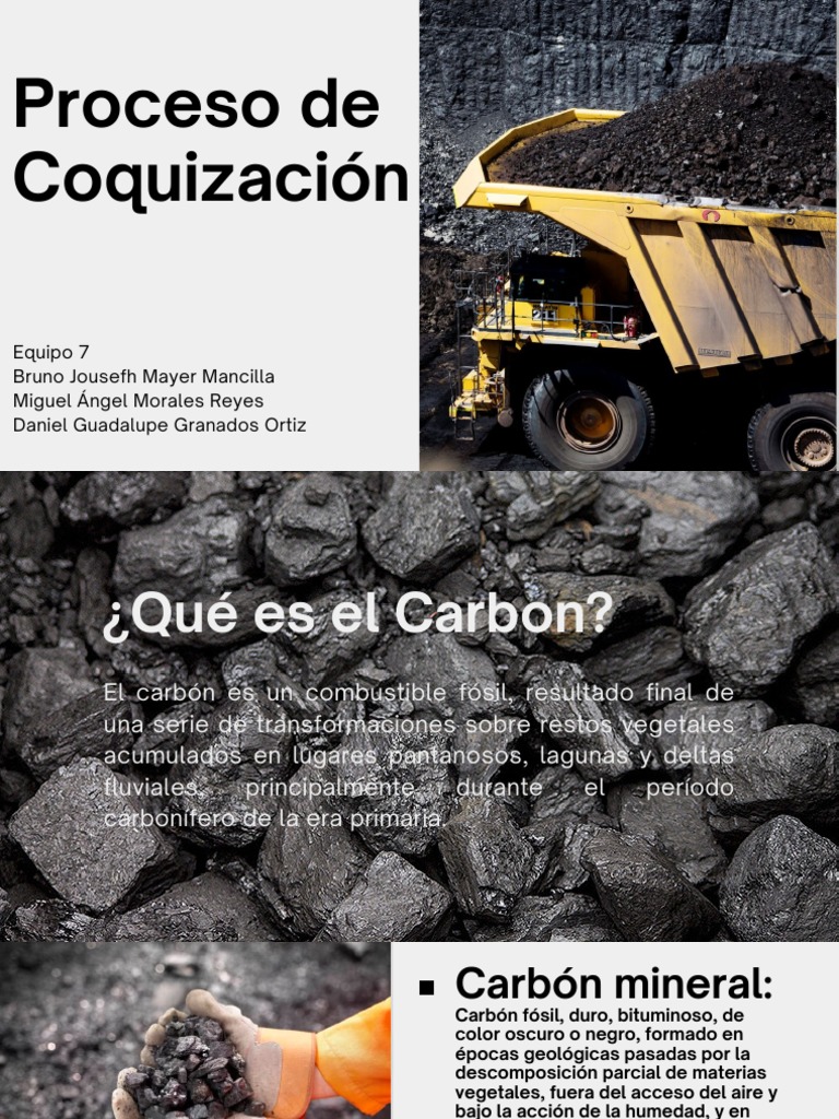 Proceso de Coquización del Carbón | PDF
