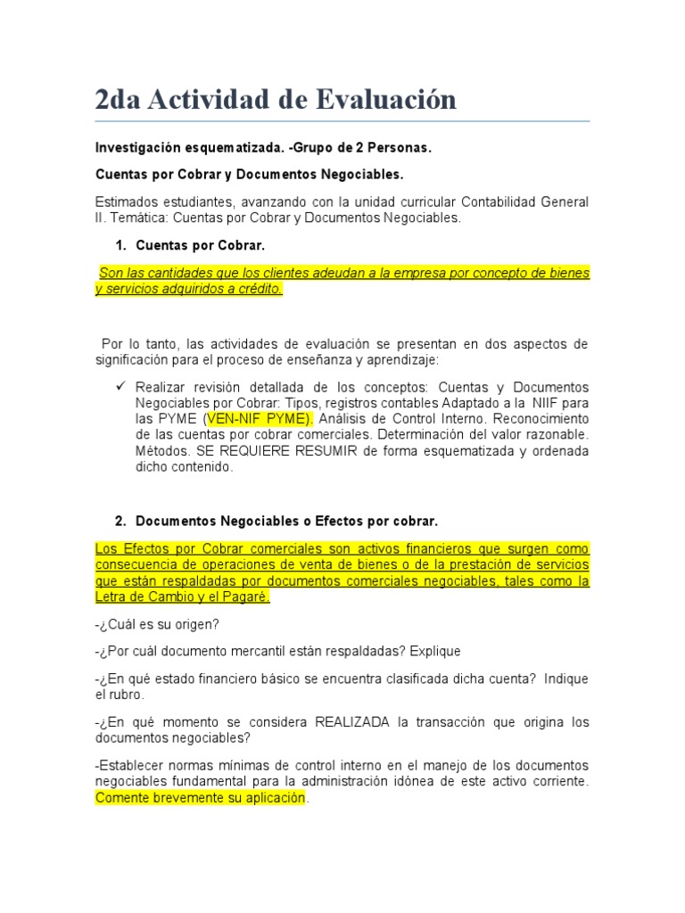Actividad Nro 2. Contabilidad General II | PDF | Contabilidad | Pagaré