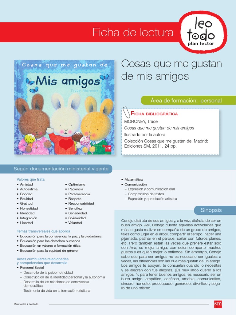 Cosas que valoro de mis amigos | PDF | Relaciones personales, crianza y ...