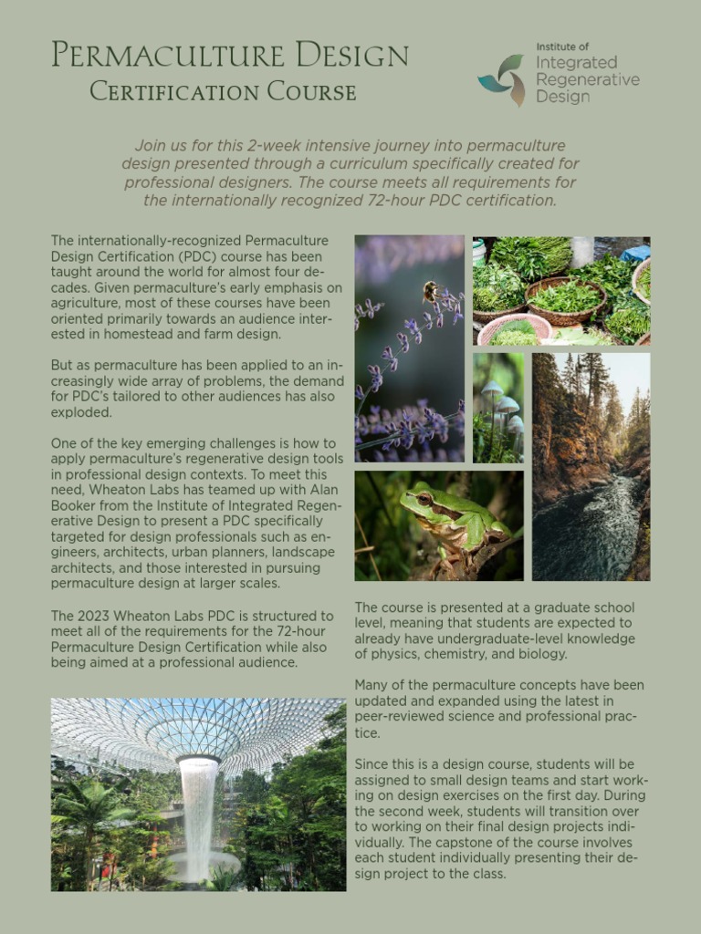 PDC Outline Flyer | PDF | Soil | Water