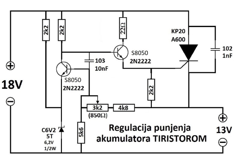 Tiristorska Regulacija Punjenja Akumulatora | PDF