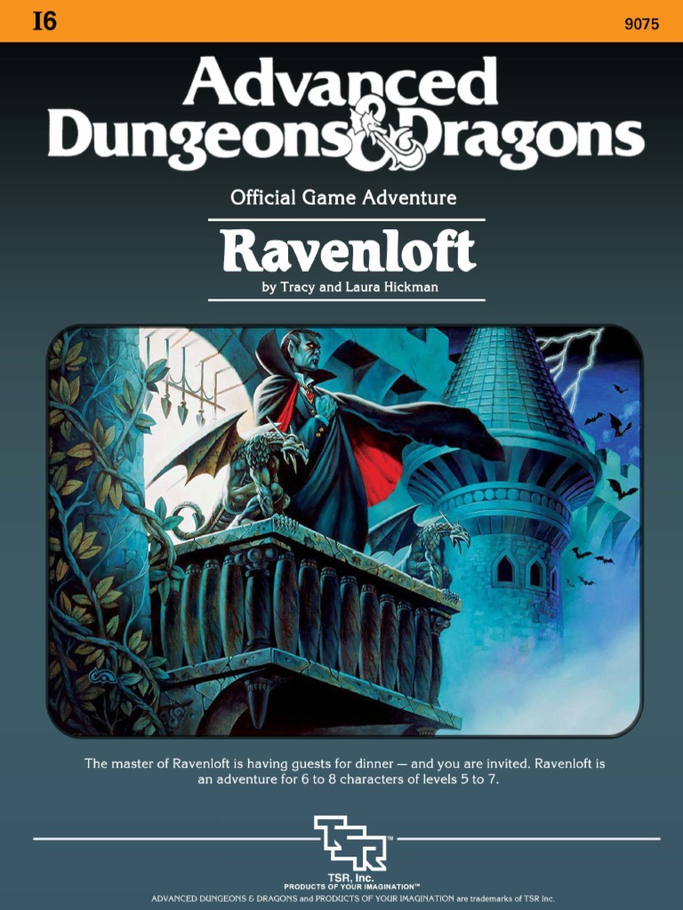 I6 - Ravenloft (TSR9075) (Remastered) | PDF | Dungeons & Dragons | Gary ...