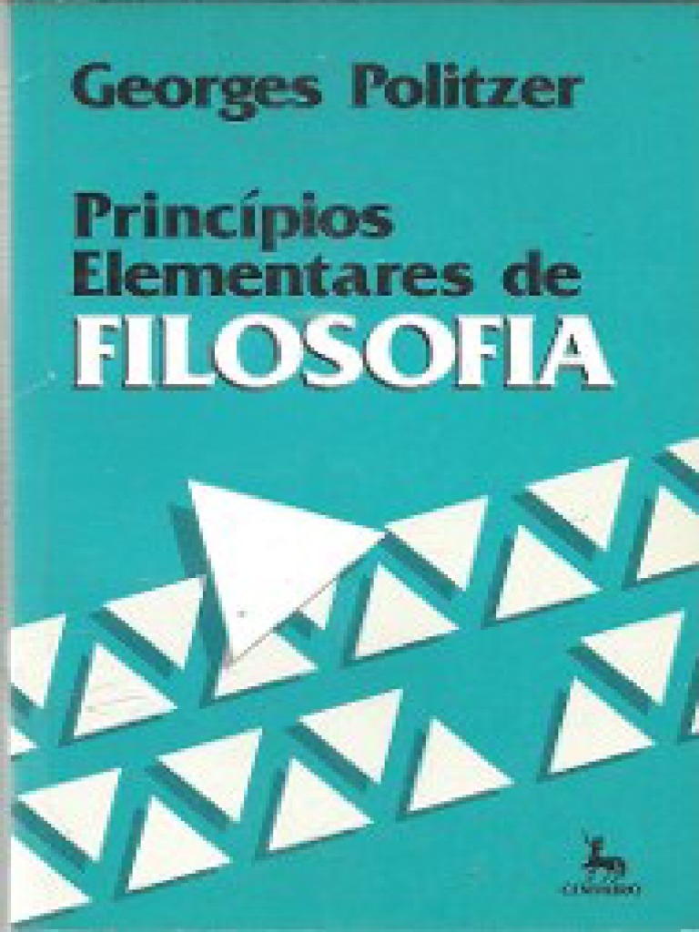 Princípios Elementares Da Filosofia (Georges Politzer) | PDF | Science ...