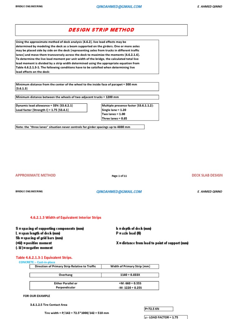 Strip Method | PDF | Bridge | Civil Engineering