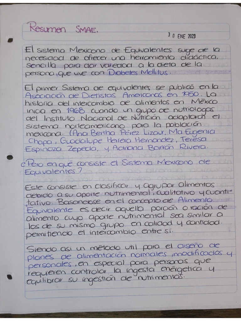 Resumen Del SMAE | PDF