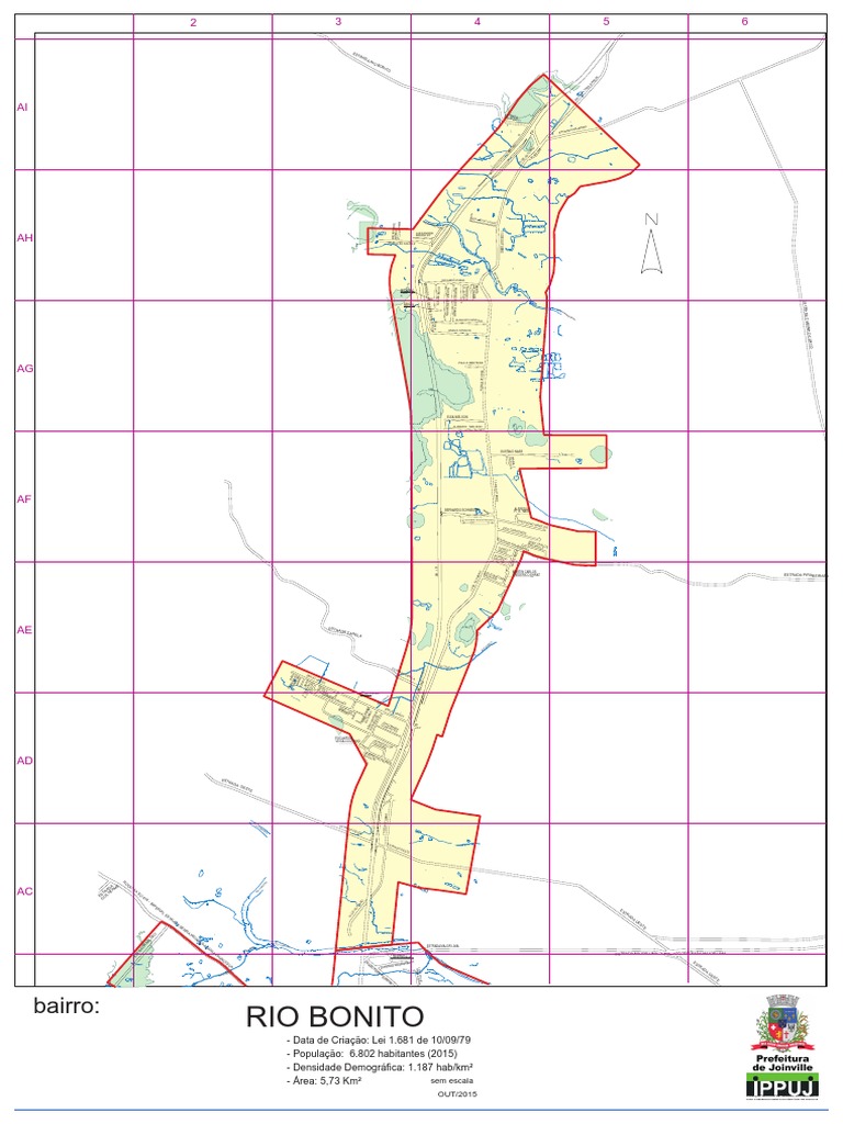 Mapa Bairro Rio Bonito Joinville | PDF