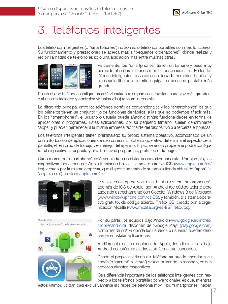 Smartphones | PDF | Smartphone | Aplicación movil