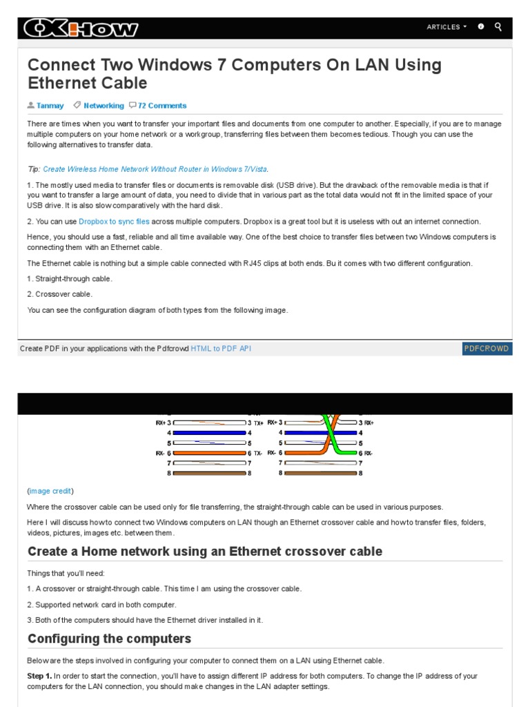 Windows & LAN Connection - Arshad Ayub | PDF | Computer Network | Ip Address