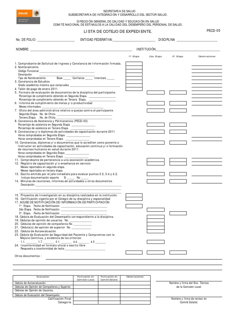 Formato Pecd 05 | PDF