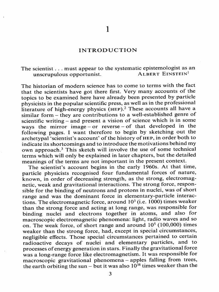 1984 Andrew Pickering, Constructing Quarks - A Sociological History of Particle Physics | PDF ...