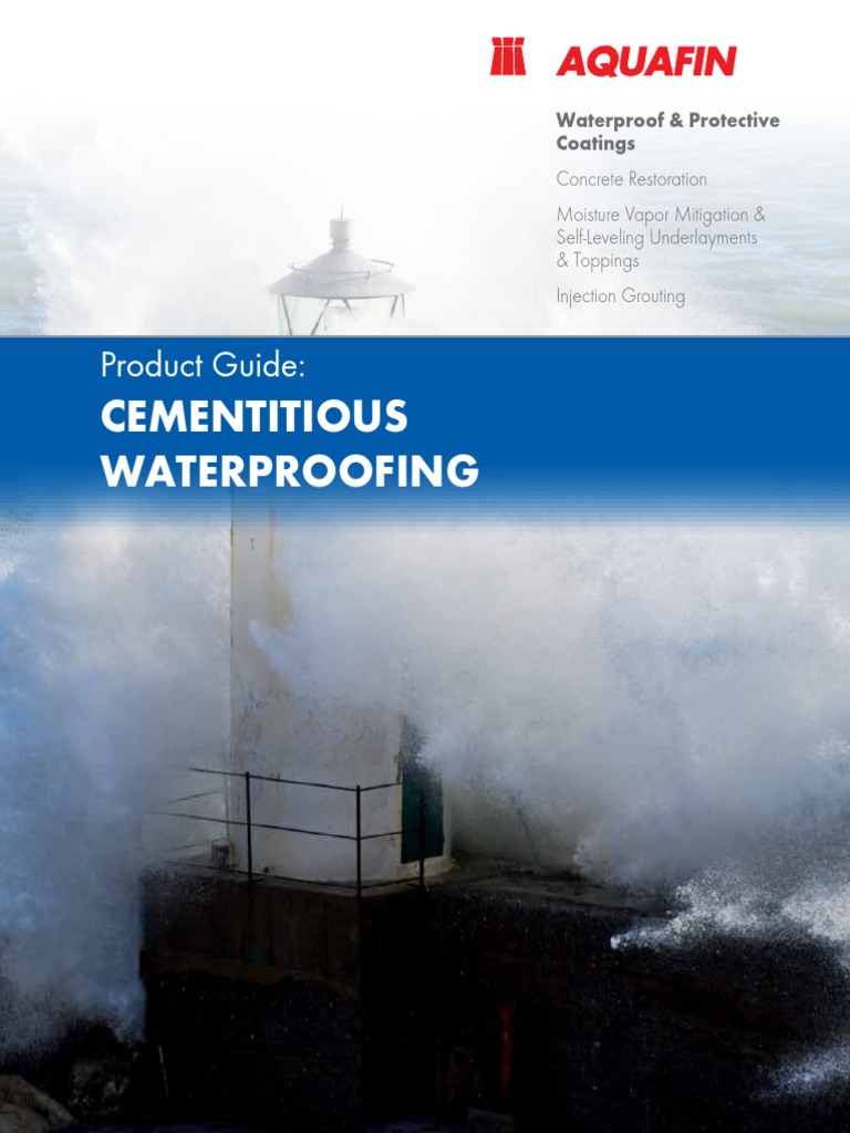 Cementitious Waterproofing 2020 Web | PDF | Concrete | Coating