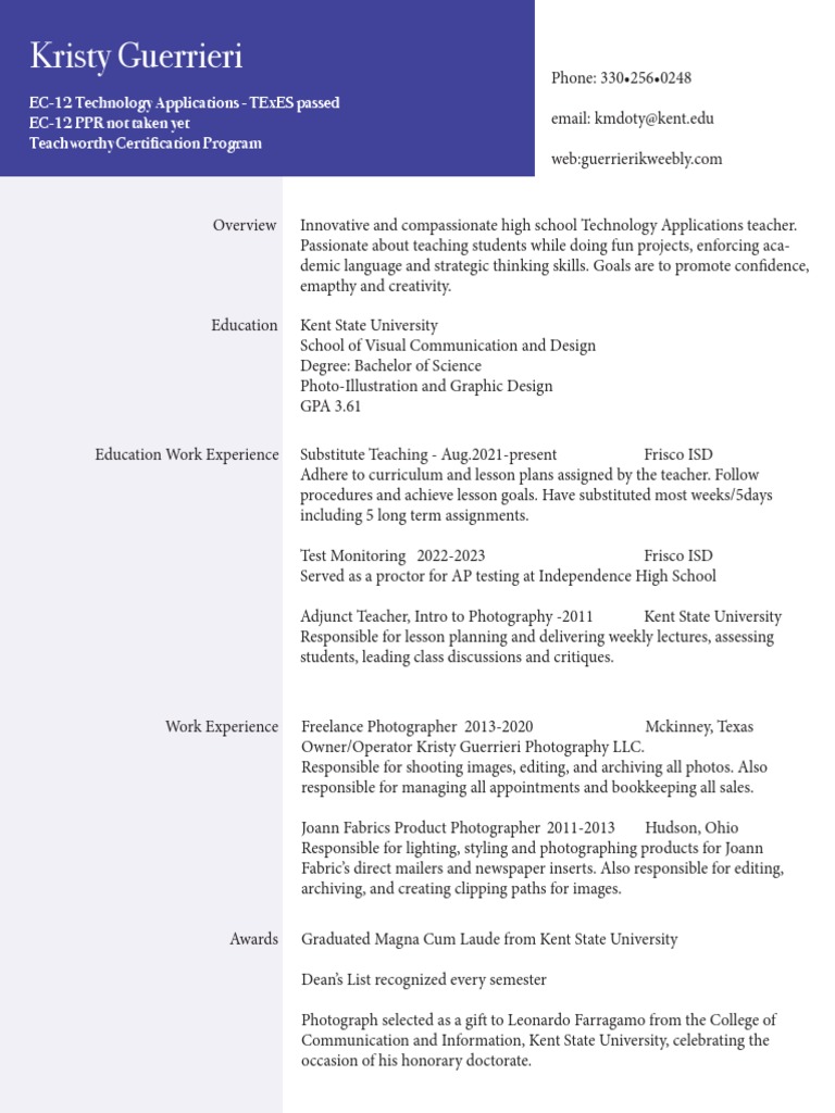 Kristy Guerrieri: Ec-12 Technology Applications - Texes Passed Ec-12 ...