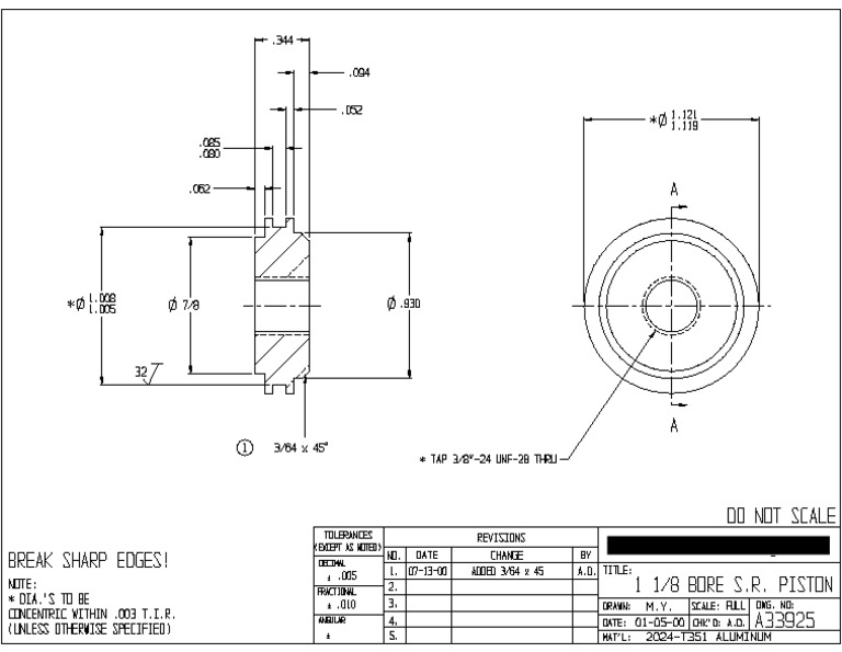 Piston Bore | PDF