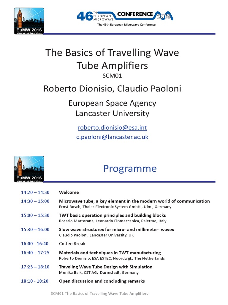 SCM01 | PDF | Electron | Microwave