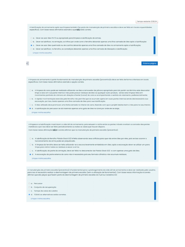 Prova Armamento Nota 8 40 | PDF