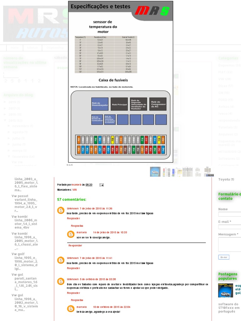 Mrs Autos - Esquema Elétrico Gol g6 | PDF