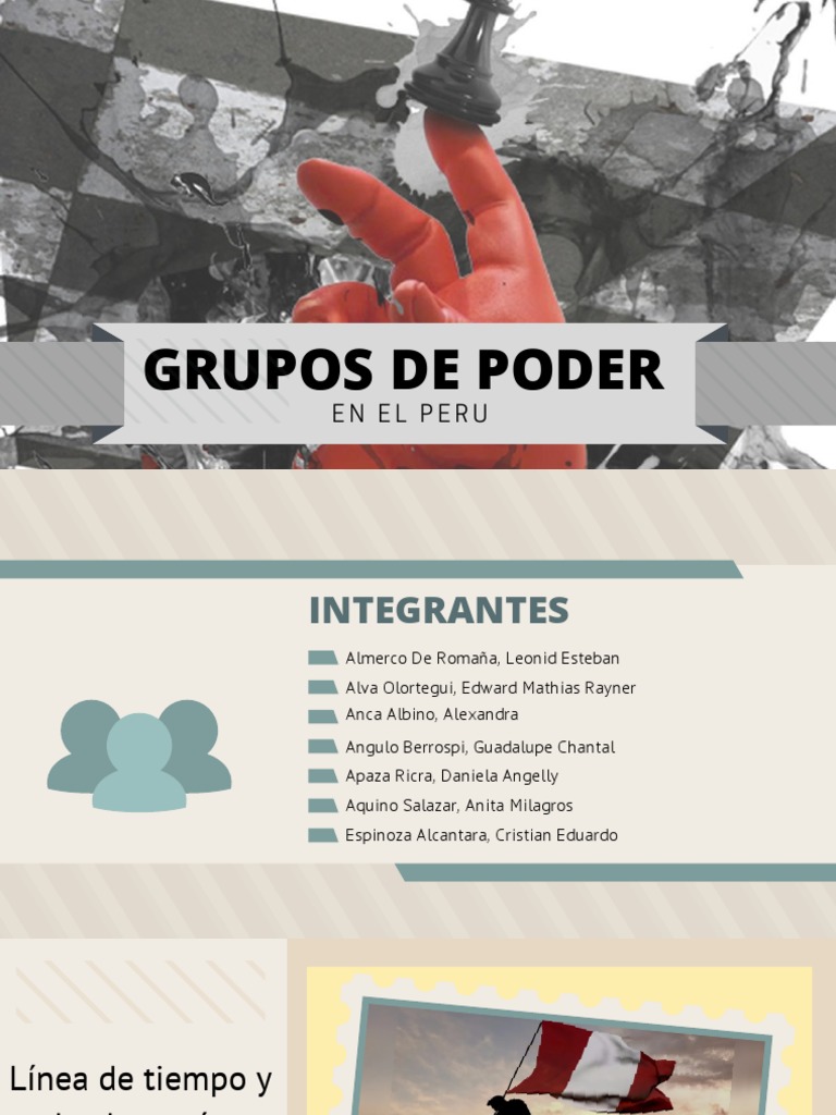 Grupos de Poder REALIDAD NACIONAL Y MUNDIAL | PDF | Perú | Economias